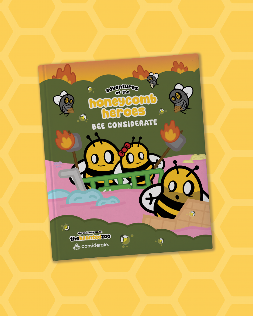 Book - The Honeycomb Heroes - Bee Considerate - Haunted Zoo